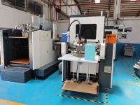 China Rigid Cover Tray Rigid Box Making Machine 0.2mm Visual Positioning for sale