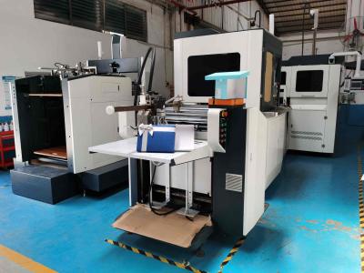 Cina Macchina rigida di fabbricazione del contenitore di macchina 80gsm 300gsm dell'incartonamento del quadrato della candela in vendita