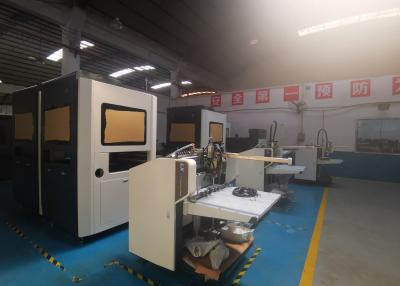 China LS-450plus High-End Perfume Box Gluing And Positioning Machine For Rigid Box for sale