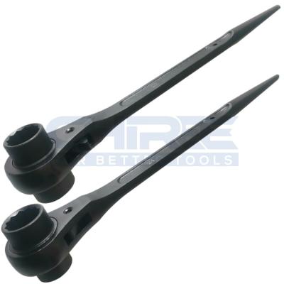 Китай Горячая продажа Строительство Spud Ratchets 22 x 24 мм 360 мм Скала Podger Ratchet Wrench для наладки ручных инструментов продается