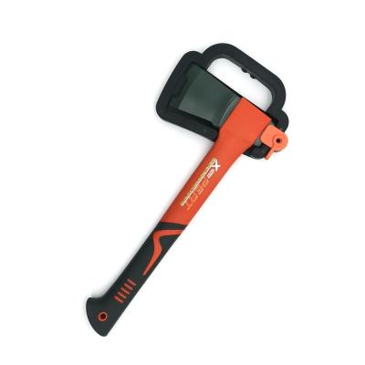 Китай Кованый клин Тип топора 800 г Двухкомпонентная рукоятка Ручка Стальная топора 38 см длина с вешальником продается