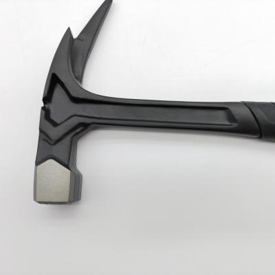 China Wholly Forged 600g Picard Type Lath Hammer Shock-reduction Roofing Hammer With Magnet Milled Face Side Nail Pulling for Roofers for sale