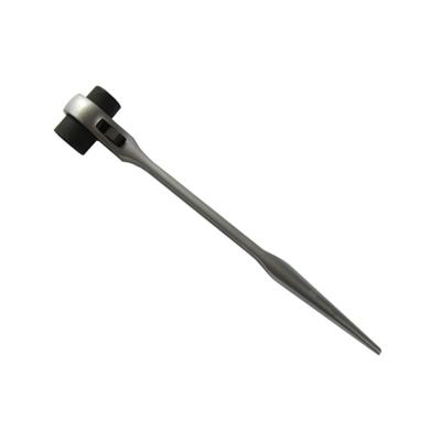 China 17mm 19mm Dual Sized Scaffold Tools Podger Ratchet Spanner Wrench for sale
