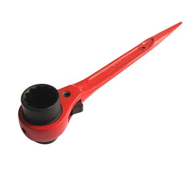 Китай Степанные инструменты для установки моста с порошкообразными двойными разъемами 19 мм 21 мм прямая ручка Podger Ratchet Spanner продается