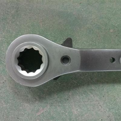 China Auftragnehmer Spanner Twin Podger Bi-hex Steckdose 17/21mm Gerüst Podger Ratchet Spanner Steckdose Schlüssel zu verkaufen
