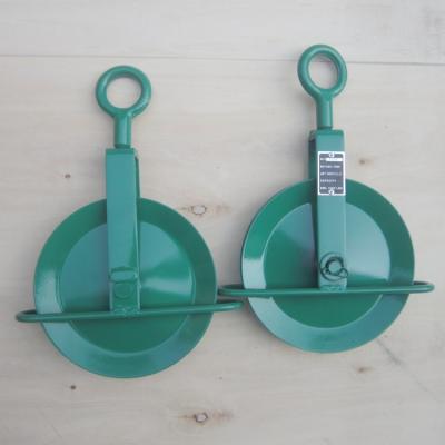 China Green BLC 1000kgs Scaffold Gin Wheel 10" Pulley for Scaffolding for sale