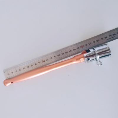 China Golden Color CRV Steel 12 Points Socket Swingover Spanner Anodized Finish Aluminum Handle Poker Scaffolder Spanner for sale