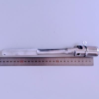 China Golden Color CRV Steel 12 Points Socket Swingover Spanner Anodized Finish Aluminum Handle Poker Scaffolder Spanner for sale