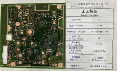 China Customizable High Density Interconnect HDI PCB FR-4 Material Circuit Boards With VIPPO for sale