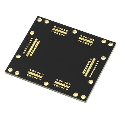 China Multilayer PCB SMT And Thru-hole Black Solder Mask for High Temperature Environments for sale