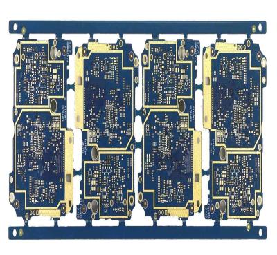Cina Circuito stampato a più strati 1OZ 4 maschera blu a più strati della lega per saldatura del PWB FR4 TG170 di strato in vendita