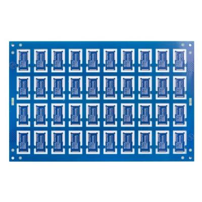 Cina prototipo rapido 6mil del PWB di giro di 1.0mm dei circuiti della maschera blu rapida della lega per saldatura in vendita