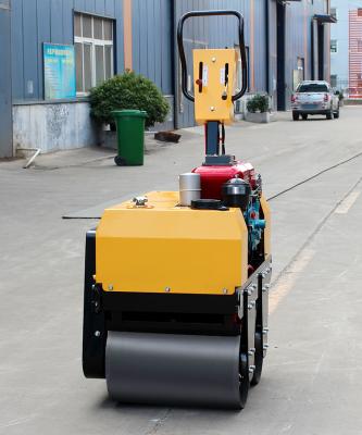 China 600mm Compaction width Walk Behind Tandem Road Roller For Your Requirement for sale