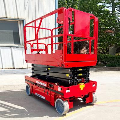 China 8m Self Propelled Aerial Work Platform with Battery Power and 48V/4.5kw Lifting Power for sale