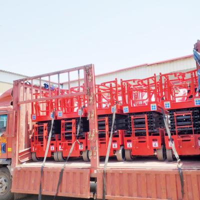 China 8m Self Propelled Aerial Work Platform with Battery Power and 48V/4.5kw Lifting Power for sale