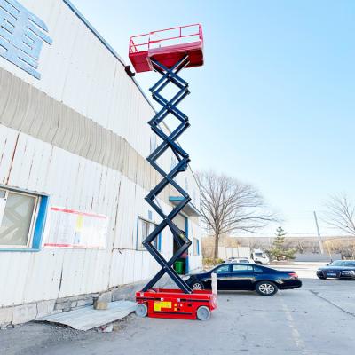China 2000 kg vrachtgewicht alle terreinen hydraulisch spoor crawler lift platform voor luchtwerk Te koop