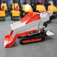 China High Operating Efficiency Ton Crawler Mini Rubber Vibration Diesel Dumper Self Loading for sale