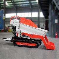 China High Operating Efficiency Ton Crawler Mini Rubber Vibration Diesel Dumper Self Loading for sale