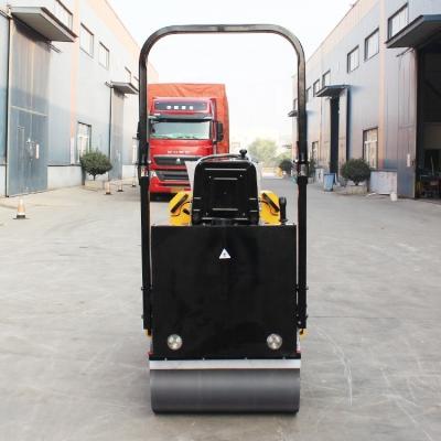Cina Compattatore a doppio tamburo a rulli vibratori da 1 tonnellata per la compattazione del suolo in impianti di produzione in vendita