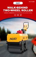 China HYDAC Small Road Roller Double Drum Machine Vibratory 0.5 Ton Mini Road Roller Compactor for sale