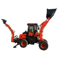 China 55kw Backhoe Loader with 4x4 Wheel Loader Unmatched Performance and Reliability for sale