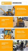 China 55kw Backhoe Loader with 4x4 Wheel Loader Unmatched Performance and Reliability for sale