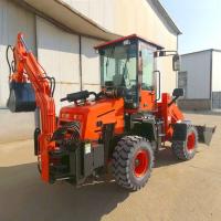 China High Operating Efficiency Compact Loader Backhoe with BOXINHUASHENG Hydraulic Valve for sale