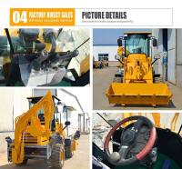 China High Operating Efficiency Compact Loader Backhoe with BOXINHUASHENG Hydraulic Valve for sale