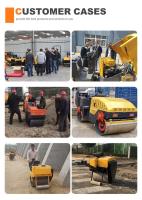 China Hydraulic Vibration Mini Road Roller Compactor for Road Construction for sale