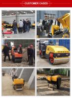 China 0.5 Ton Mini Road Roller Compactor With EPA Engine Speed 0-4 km/h Forward/Reverse for sale