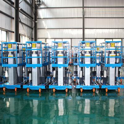 Cina 400 mm*2400 mm Moving Crawler Mobile Manlift per il lavoro aereo su piattaforma alta 5m-14m in vendita
