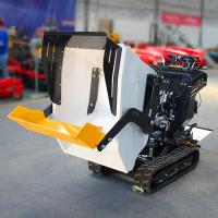 China Self-loading Mini Crawler Dumper with 500kg Loader Capacity and 360 kg Machine Weight for sale