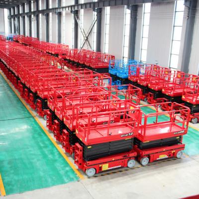 Cina Capacità di carico nominale 320 kg Piattaforma aerea elettrica e diesel per il sollevamento economico di persone in vendita