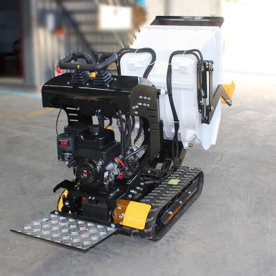 Cina Mini crawler dumper autocaricabile con capacità di caricamento di 500 kg e peso della macchina di 360 kg in vendita