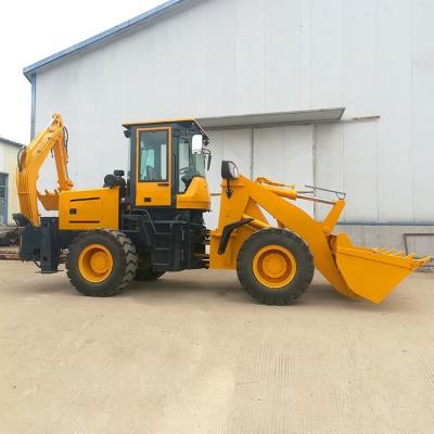 China Manufacturing Plant Mini Backhoe Loader with 3 cbm Bucket Capacity and Front Loader for sale