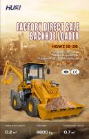China Manufacturing Plant Mini Backhoe Loader with 3 cbm Bucket Capacity and Front Loader for sale