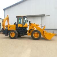 China 500 mm Min. Turning Radius Backhoe Loader Front Loader And Backhoe And Materials for sale