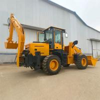 China 500 mm Min. Turning Radius Backhoe Loader Front Loader And Backhoe And Materials for sale