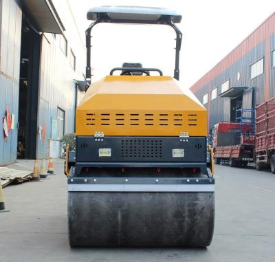 中国 425mm ドラム直径 3T 土壌圧縮用のダブルドラムロールコンパクター 販売のため
