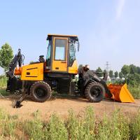 China 4x4 Attachment Front End Loader With Backhoe Mini Backhoe Loader for sale