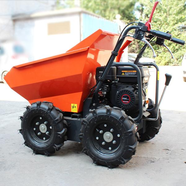 Quality CE Approved 300kg Electric Site Gas Barrow Wheel Motorized Power Mini Dumper EPA for sale