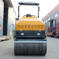 China Garment Shops 3 Ton Double Drum Vibratory Road Roller Mini Road Roller Compactor for sale