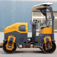 China Garment Shops 3 Ton Double Drum Vibratory Road Roller Mini Road Roller Compactor for sale