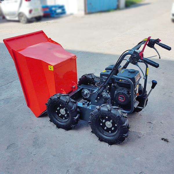 Quality CE Approved 300kg Electric Site Gas Barrow Wheel Motorized Power Mini Dumper EPA for sale