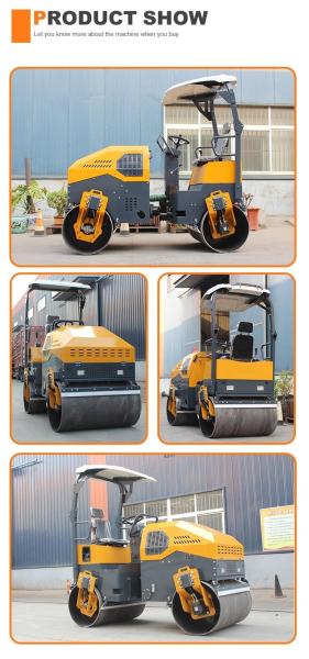 Quality Travel Speed 0-8km/h Drum Single Drum Roller EPA Engine Walk-behind 0.5ton 1 ton for sale