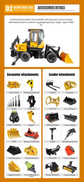 Quality HQ-WZ-8-12 Backhoe Loader Excavator The Ultimate Machine for Your Construction for sale
