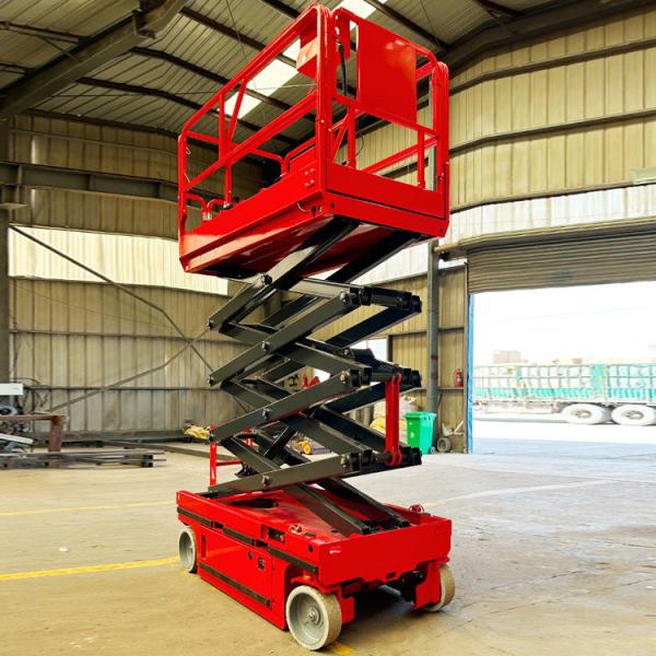 Quality 2400*1170mm Aerial Platform Electric Hydraulic Scissor Lift with 18 Channel for sale