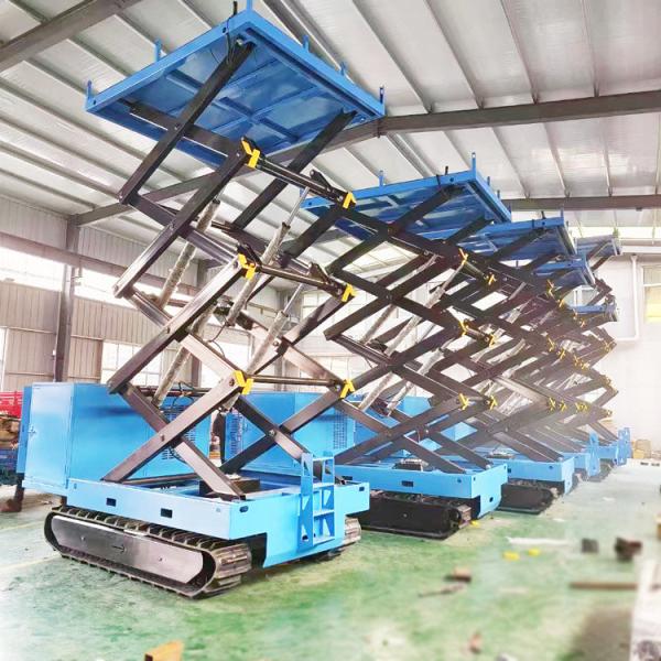 Quality 2400*1170mm Aerial Platform Electric Hydraulic Scissor Lift with 18 Channel for sale