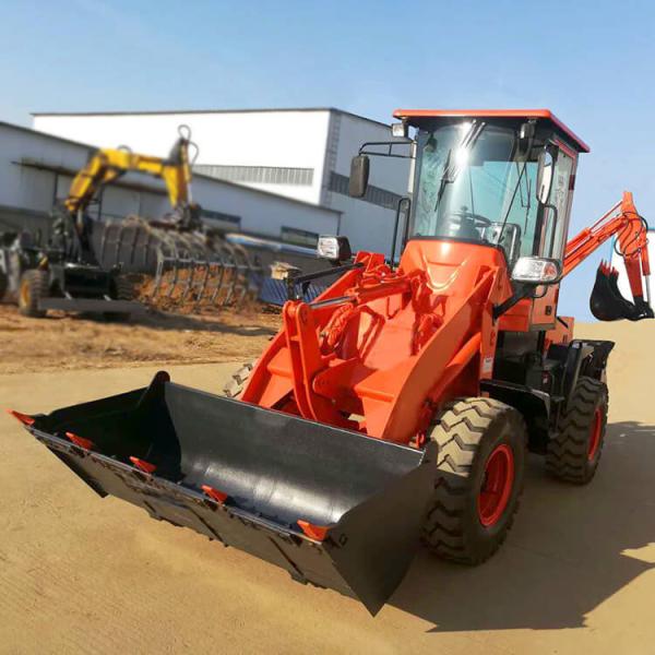 Quality 3 Ton Wheel Loader HQ-WZ-10-20 High Operating Efficiency and Chinese Backhoe for sale