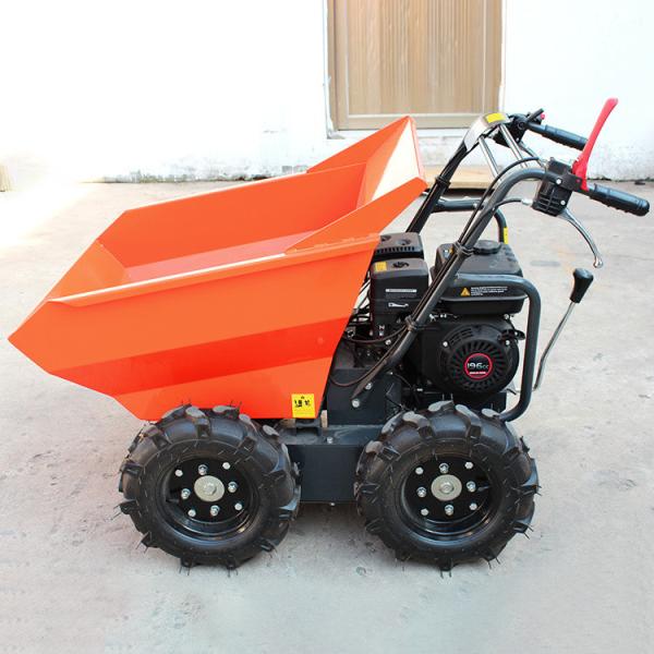 Quality KYB Hydraulic Valve 350kg Payloads Petrol Power Engine 4 Wheel Drive Mini Dumper for sale